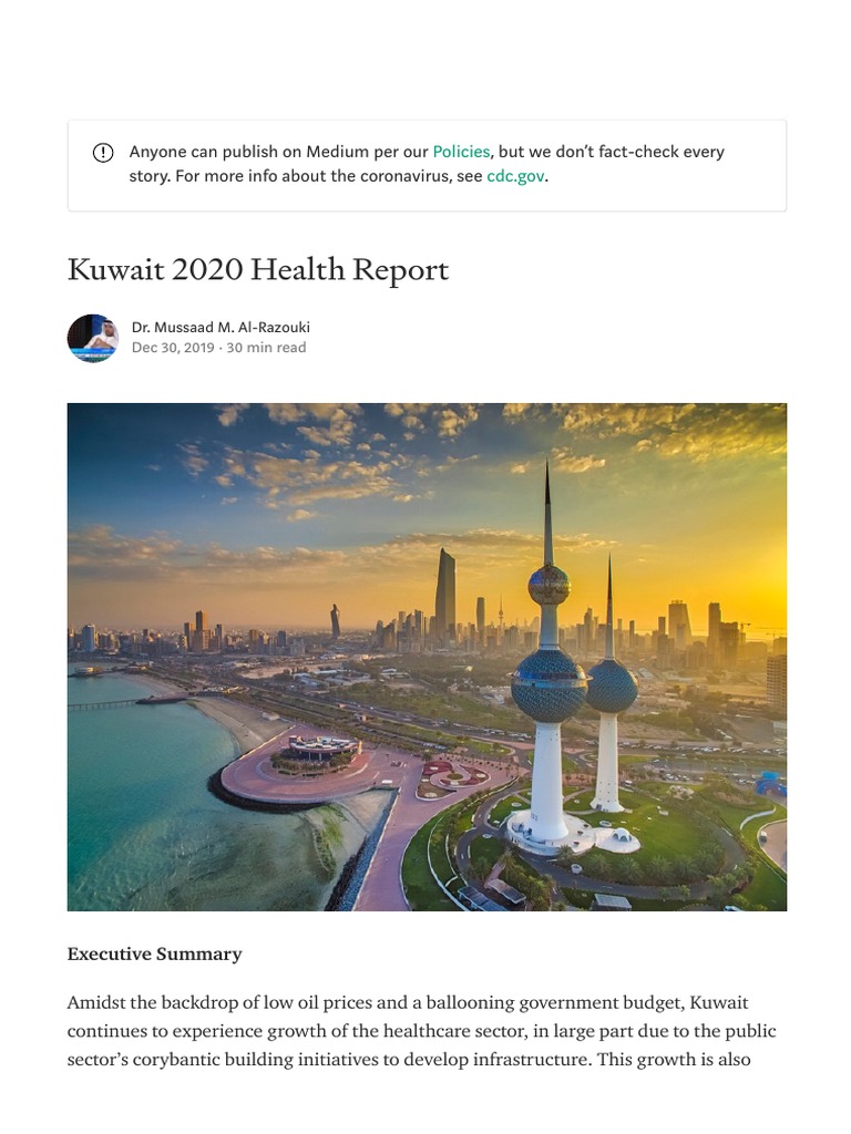 Kuwait 2020 Health Report PDF | PDF | Kuwait | Health Care