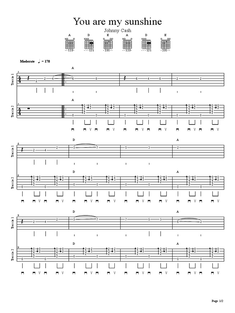 You Are My Sunshine | PDF