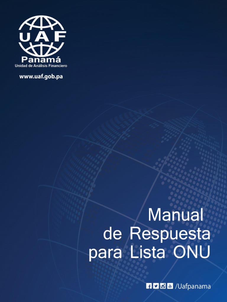 Respuesta a Listas ONU en UAF En Línea | PDF | Ventana (informática ...
