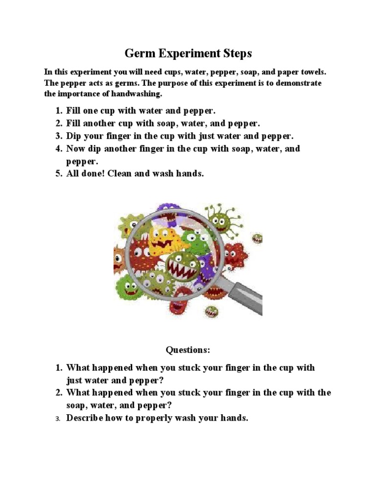 Germ Experiment | PDF