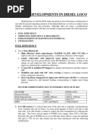Diesel Loco Parameters: Main Parameters Wdm2 Wdm3A Wdm3D Wdg3A Wdg4 ...