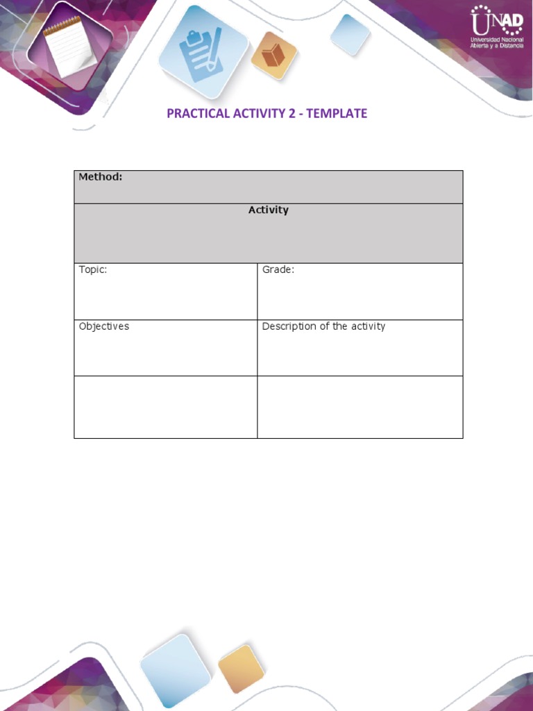 Template - Practical Activity 2 | PDF
