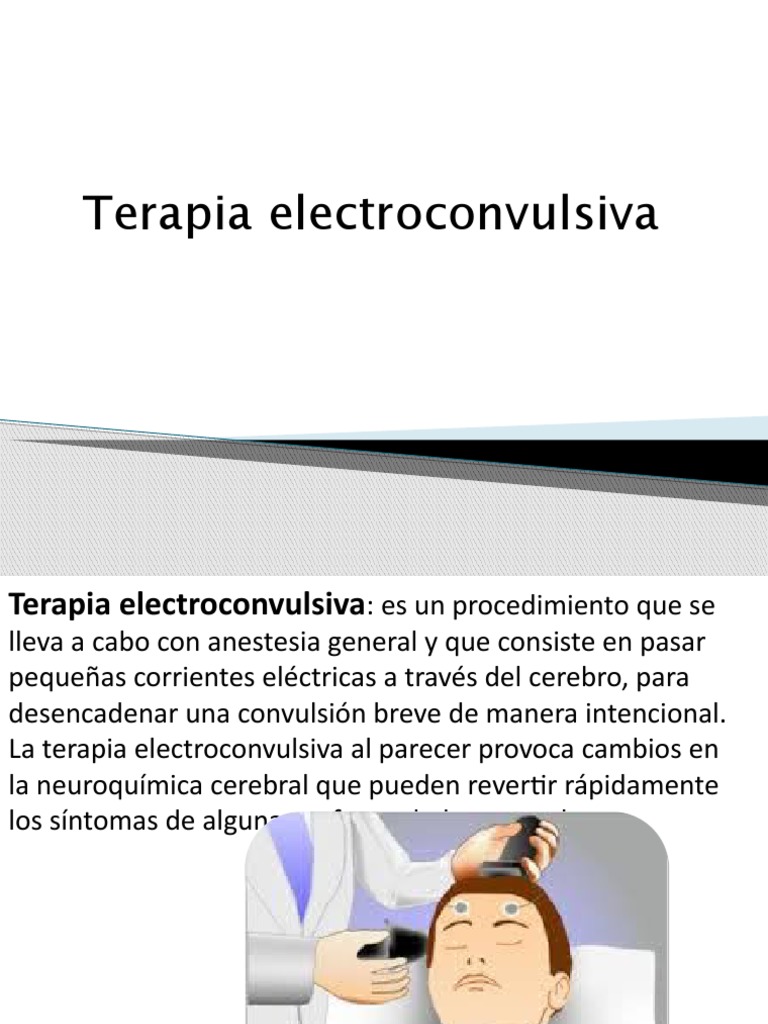 Terapia Electroconvulsiva | PDF | Trastorno mental | Depresión (estado ...