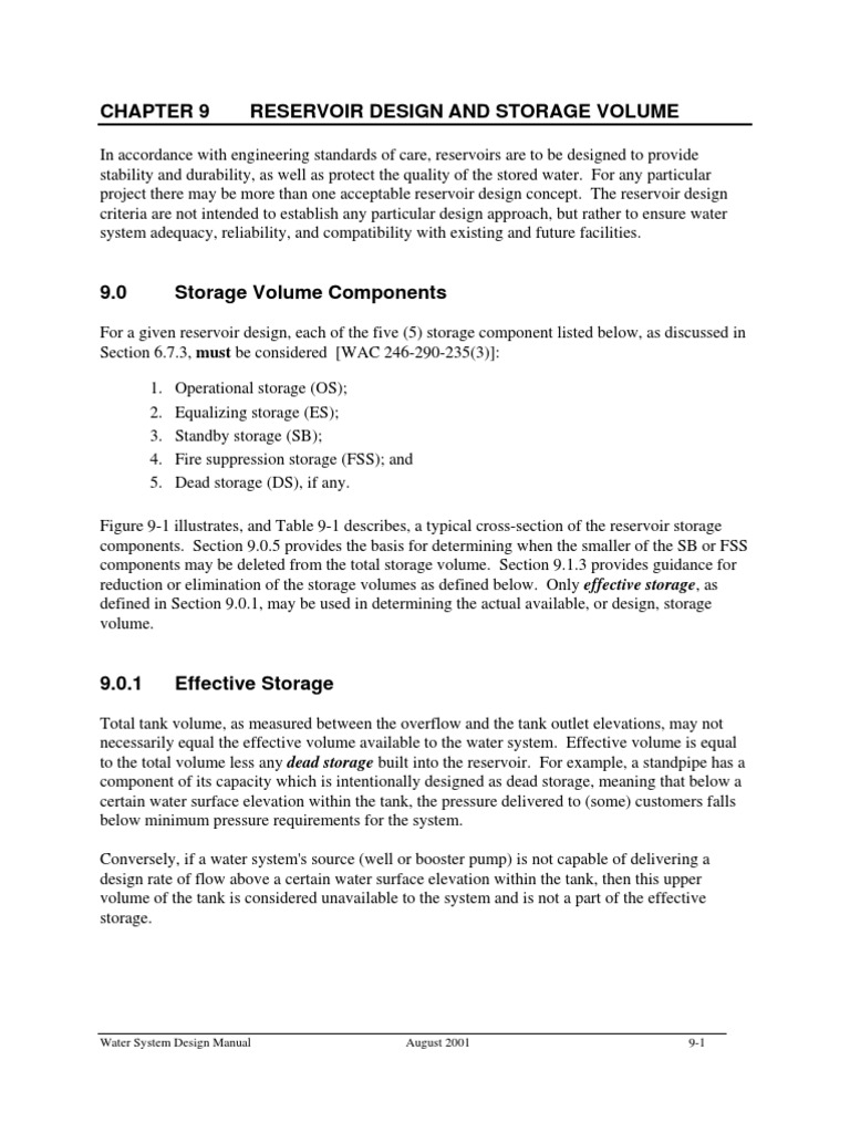 WA DOH Water Res Guidelines | PDF | Water Supply Network | Reservoir
