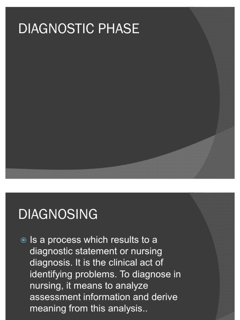 Diagnosis Power Point | PDF | Medical Diagnosis | Nursing