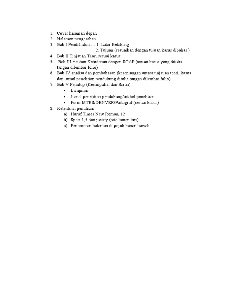 Laporan Kasus KDPK | PDF