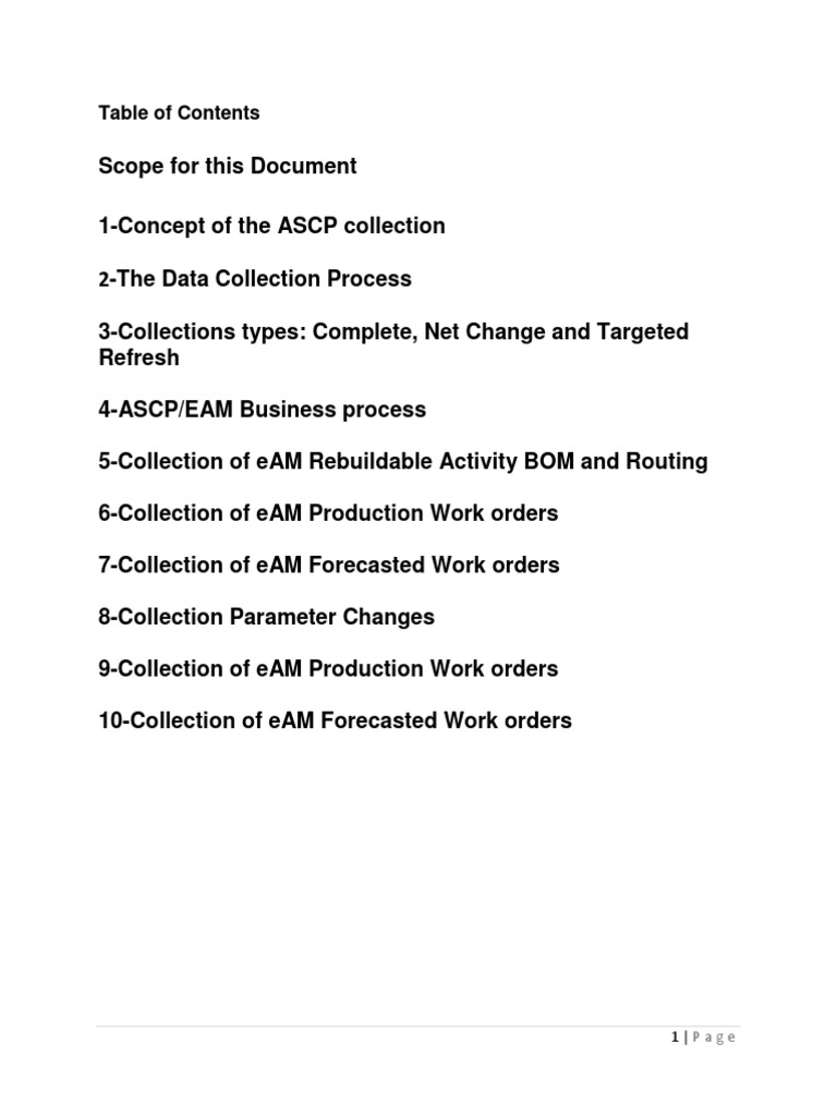ASCP EAM Integration PDF | PDF | Table (Database) | Oracle Corporation