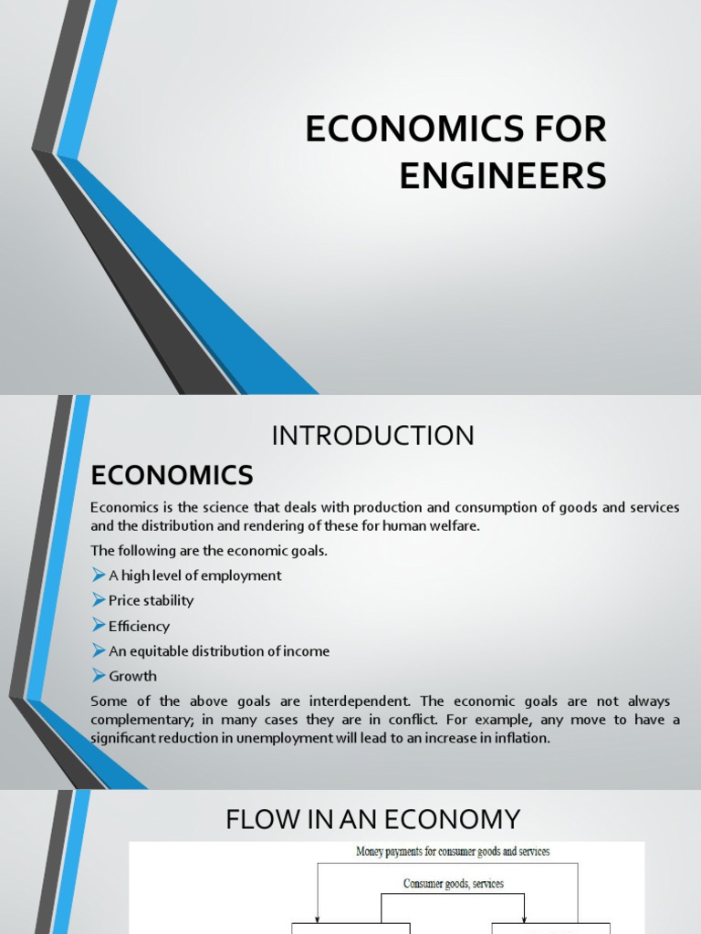 Economics For Engineers | PDF | Demand | Supply (Economics)