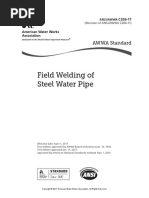 ANSI AWWA C104 - A21.4-16 - Cement-Mortar Lining For Ductile-Iron Pipe and Fittings | PDF | Pipe ...