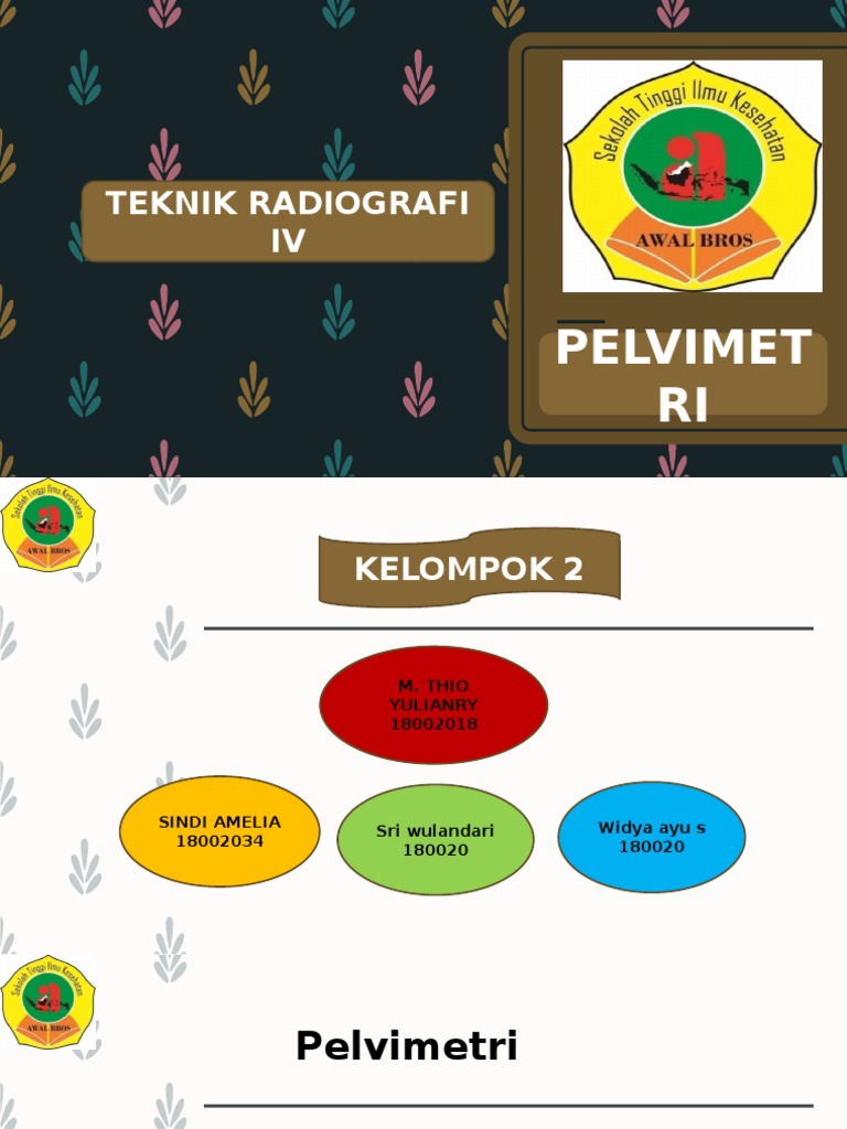 PELVIMETRI Teknik Radiografi 4 | PDF | Sains & Matematika