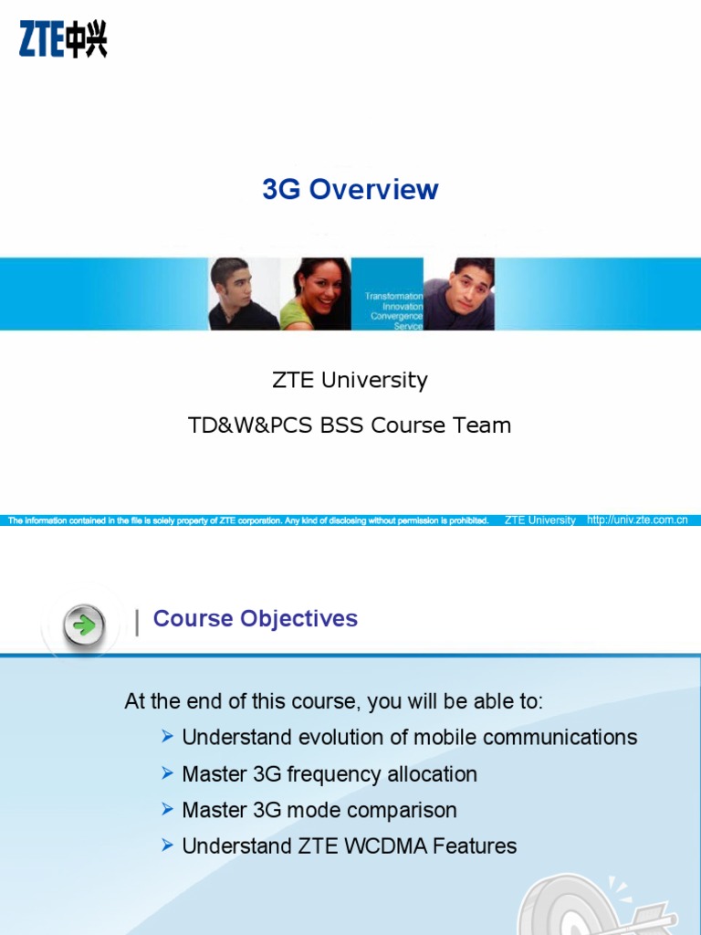 3G Overview: ZTE University TD&W&PCS BSS Course Team | PDF | 3 G | High ...
