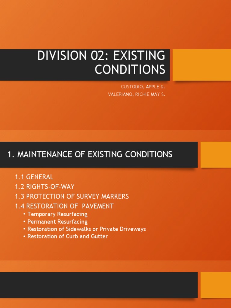 Existing Conditions | PDF | Environmental Remediation | Groundwater