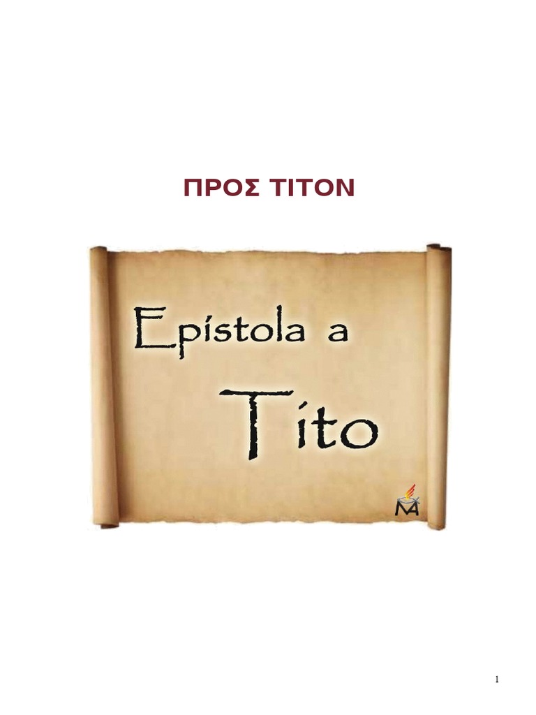 Epístola a Tito: Guía Pastoral de Pablo | PDF | Pablo el apóstol ...