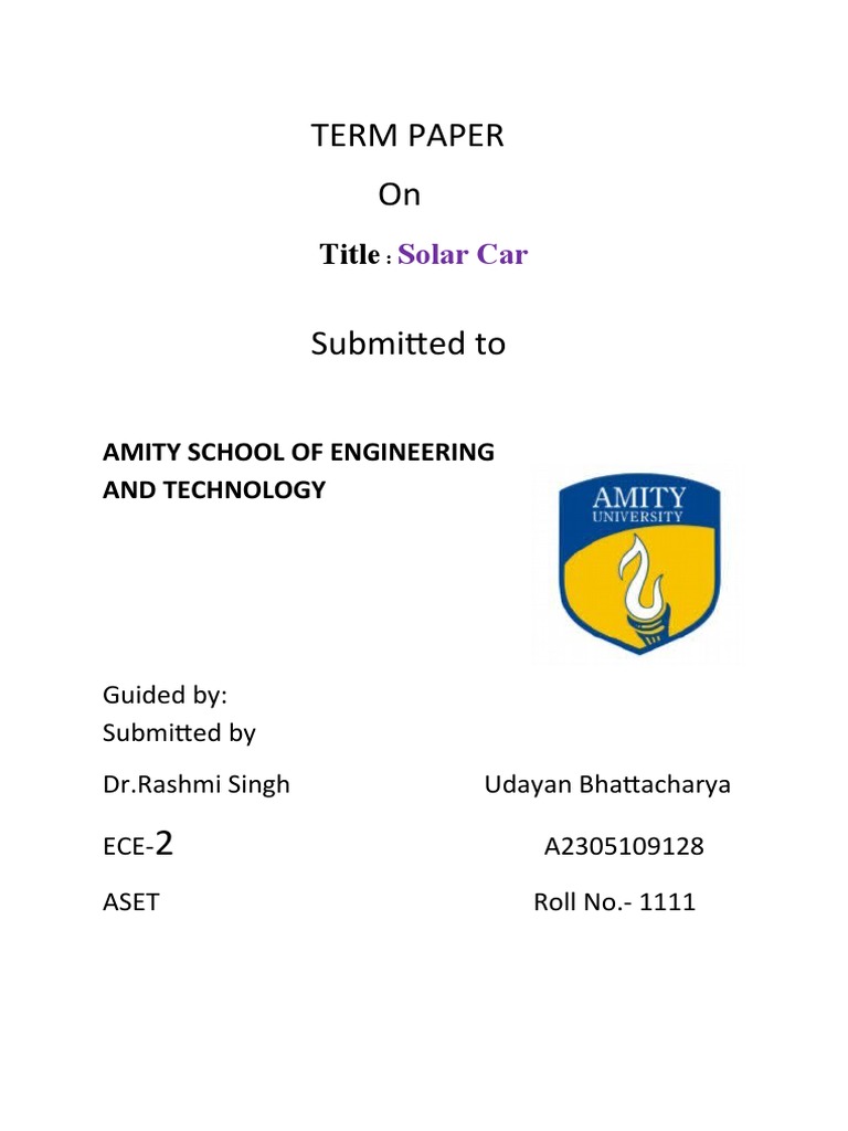 Project Solar Car | PDF | Solar Energy | Creative Commons