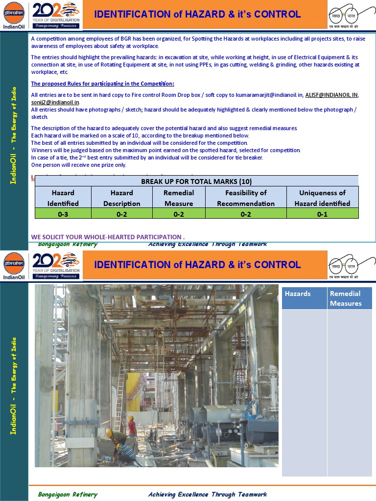 On Spot Hazard Identification | PDF | Prevention | Safety
