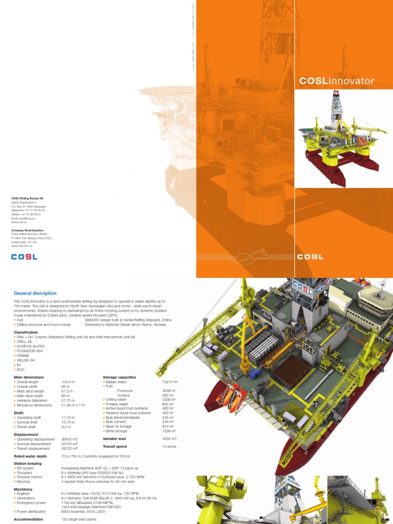 COSL Innovator Brochure 12 09 | PDF | Nature