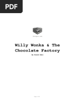 Charlie and The Chocolate Factory Script | PDF
