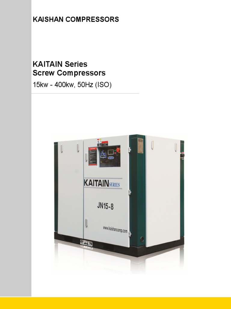 Kaishan-Kaitain-Screw-Compressor-Direct-Couple-ISO-50Hz - JN Series ...