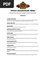 Applebee's Menu with Prices PDF | PDF | Hamburgers | Salad