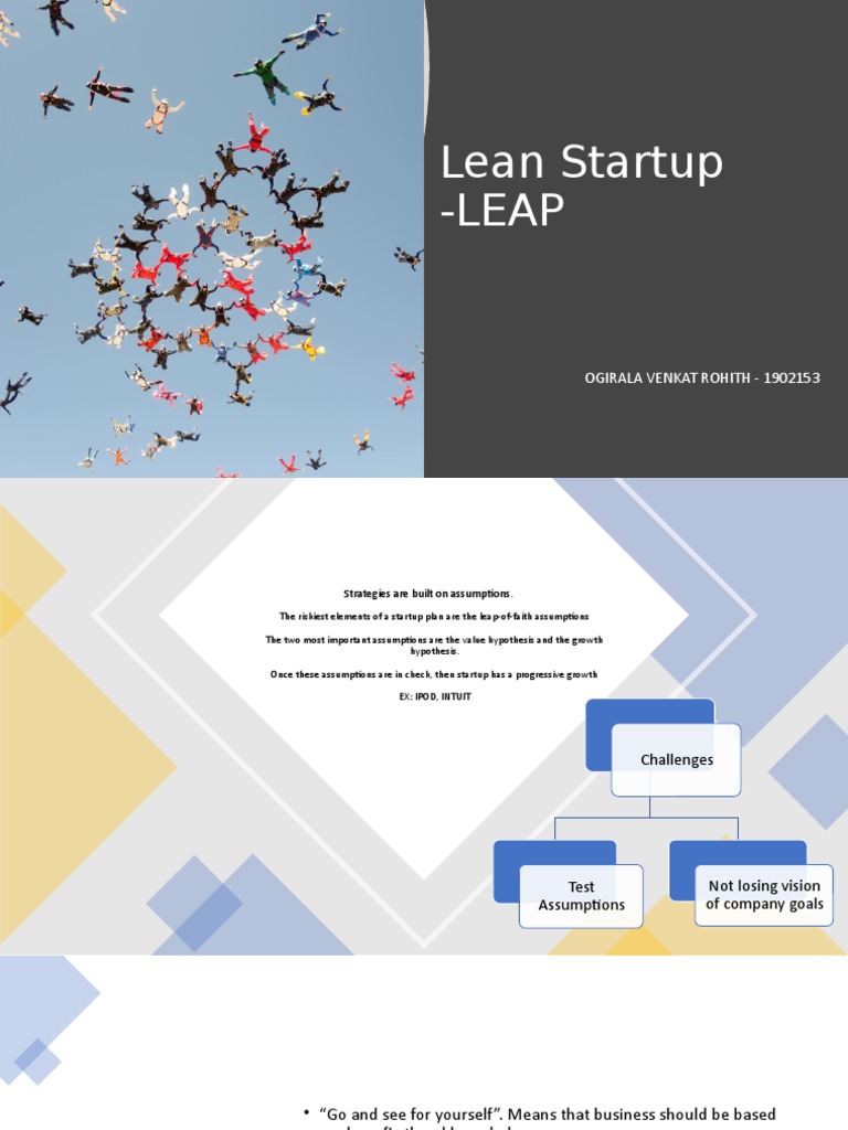 Lean Startup - LEAP | PDF | Lean Startup | Startup Company