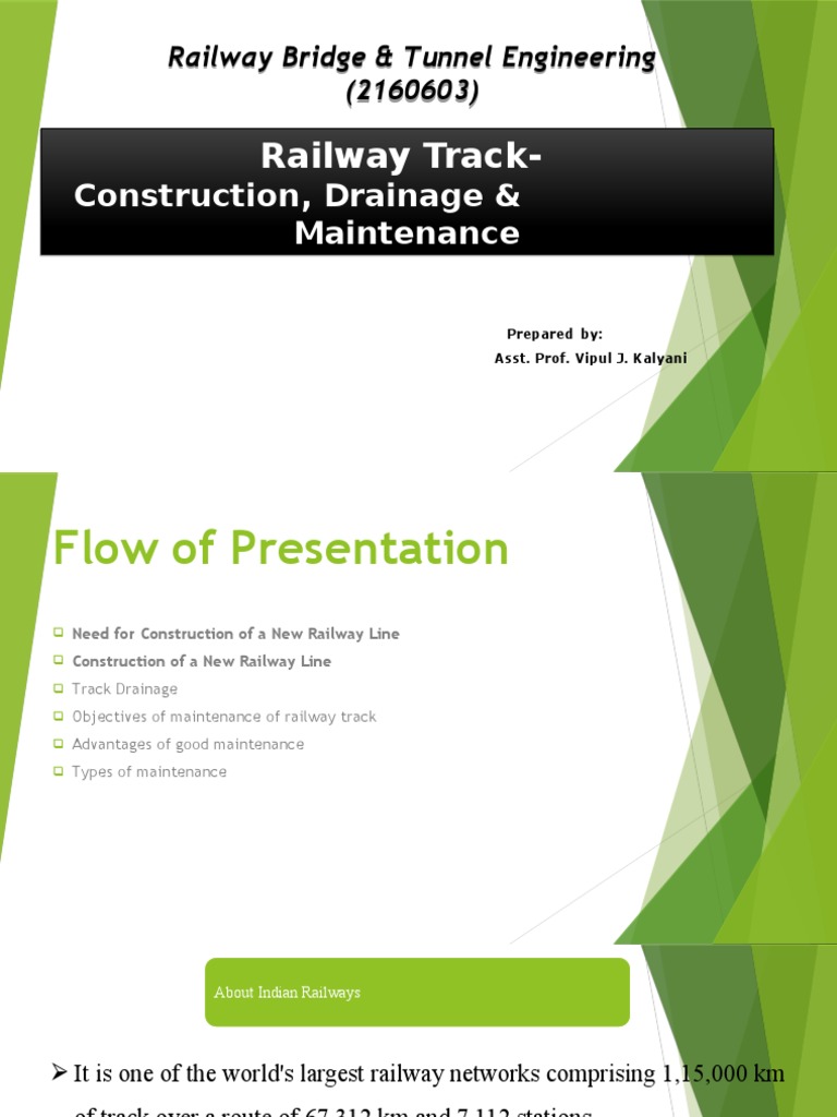 Track Construction, Drainage - Maintenance (Autosaved) | PDF | Track ...