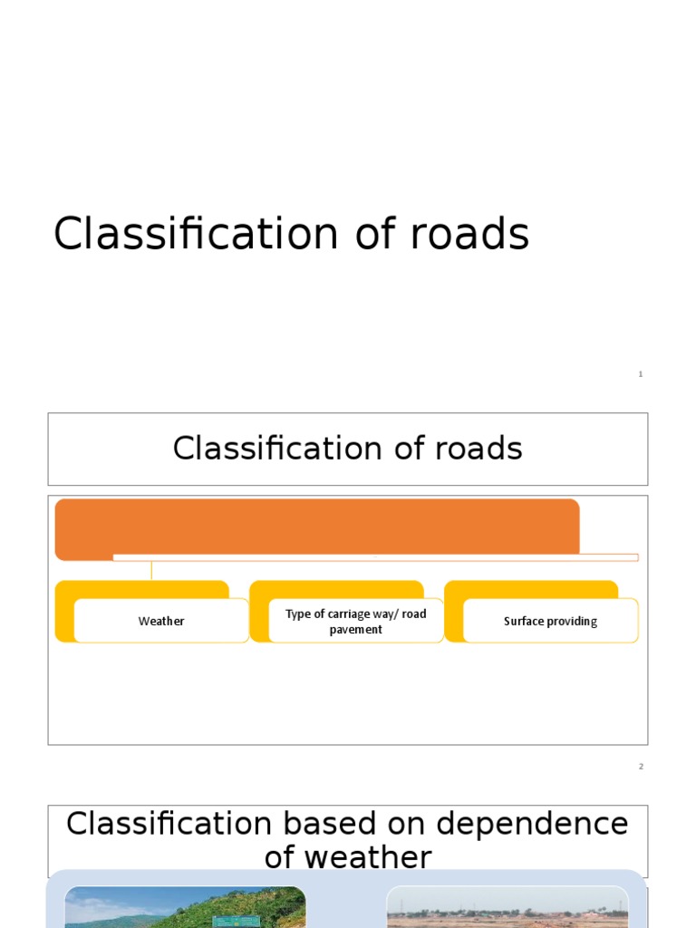 Road Classification and Planning Guide | PDF | Controlled Access ...
