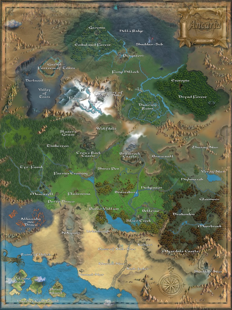 Sacred Gold Map PDF | PDF