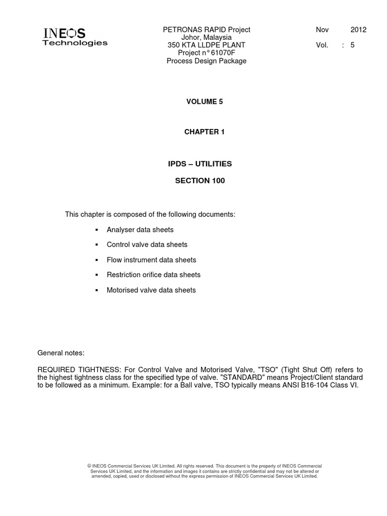 Ipds - Utilities Section 100 | PDF