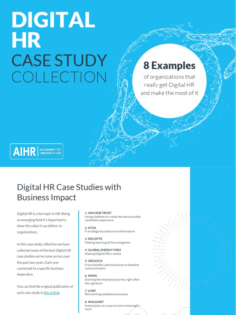 Digital HR: Case Study | PDF | Recruitment | Employment