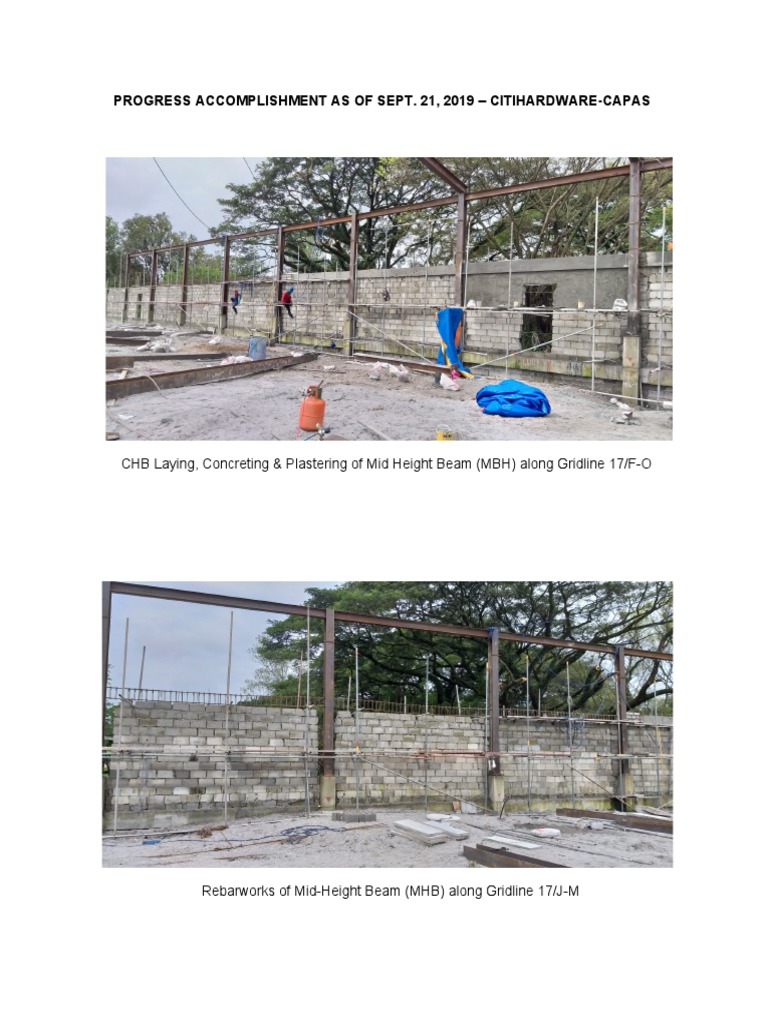 Progress Accomplishment 0003 | PDF