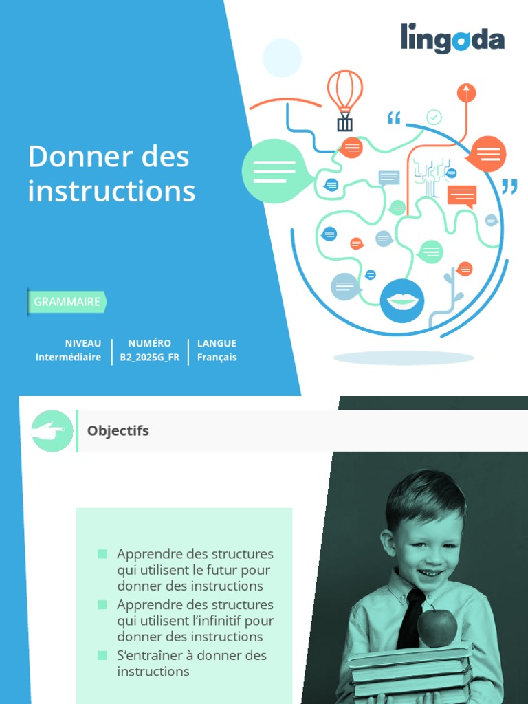 Instructions en Français Intermédiaire | PDF | Verbe | Conjugaison