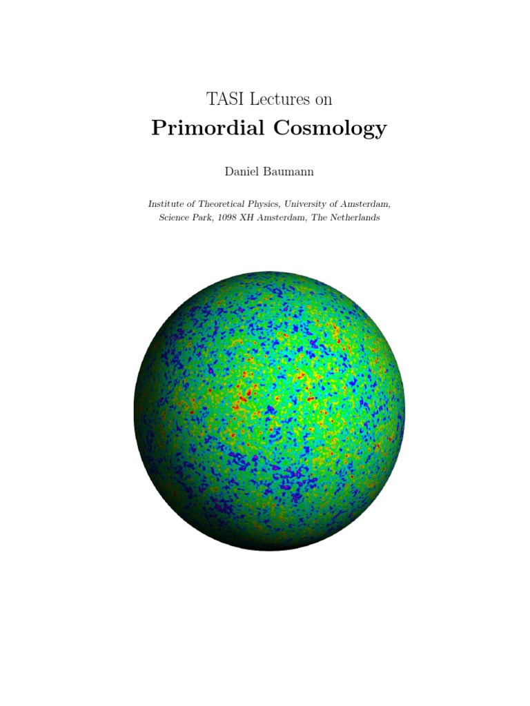 Baumann Primordial Cosmology | PDF | Cosmic Microwave Background ...