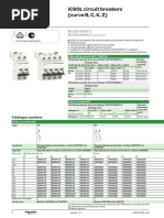 Catalogue MCB Schneider Acti9 | PDF | Electrical Engineering | Electronics