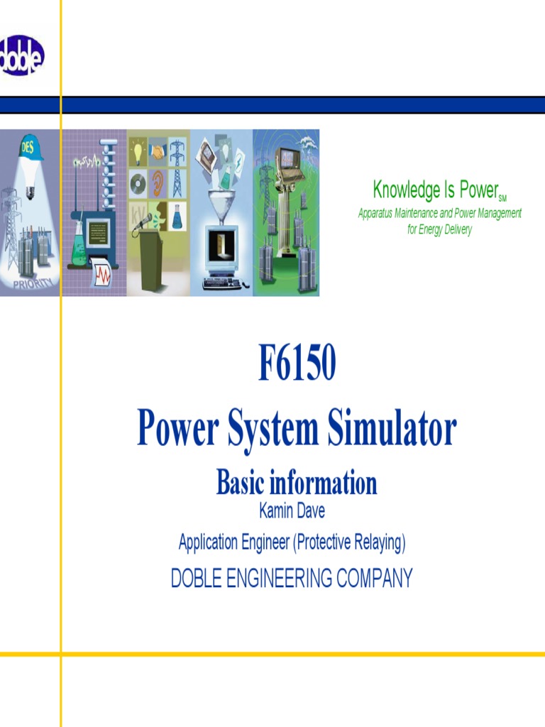F6150 Power System Simulator: Basic Information | Download Free PDF ...