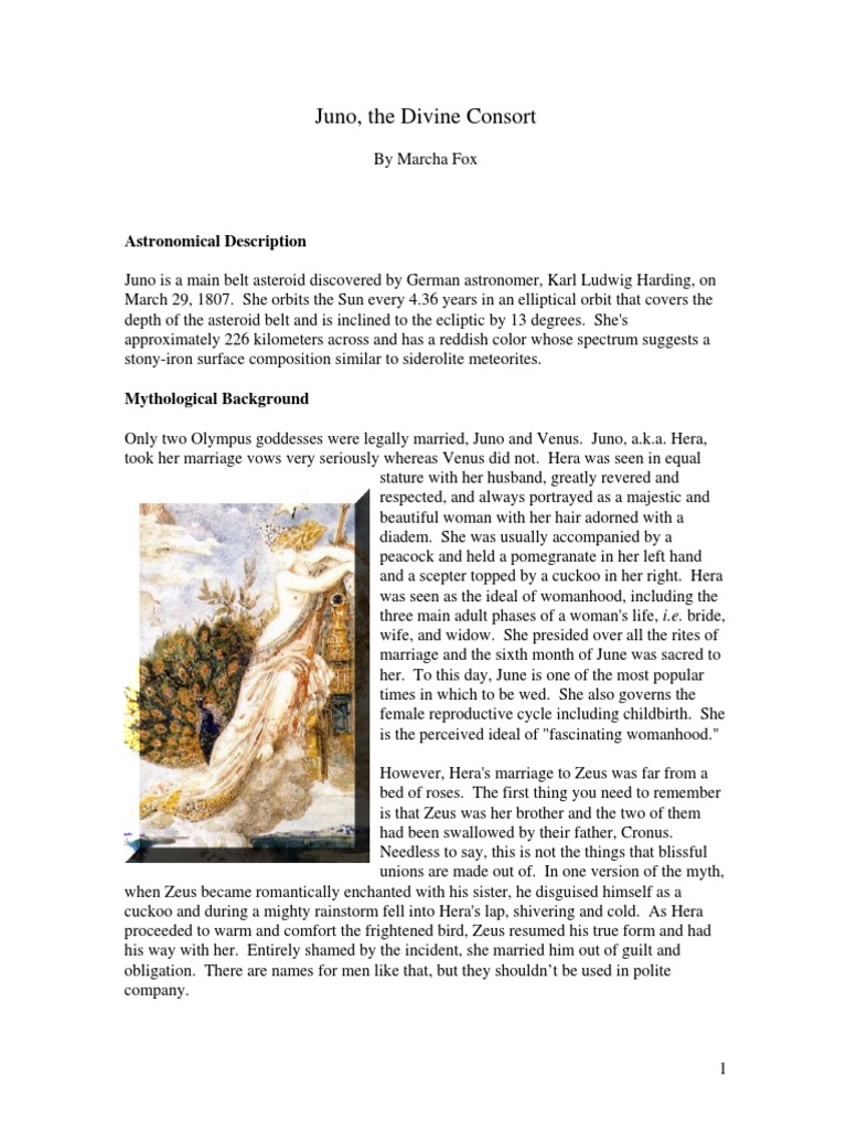 Juno PDF | PDF | Hera | Zeus