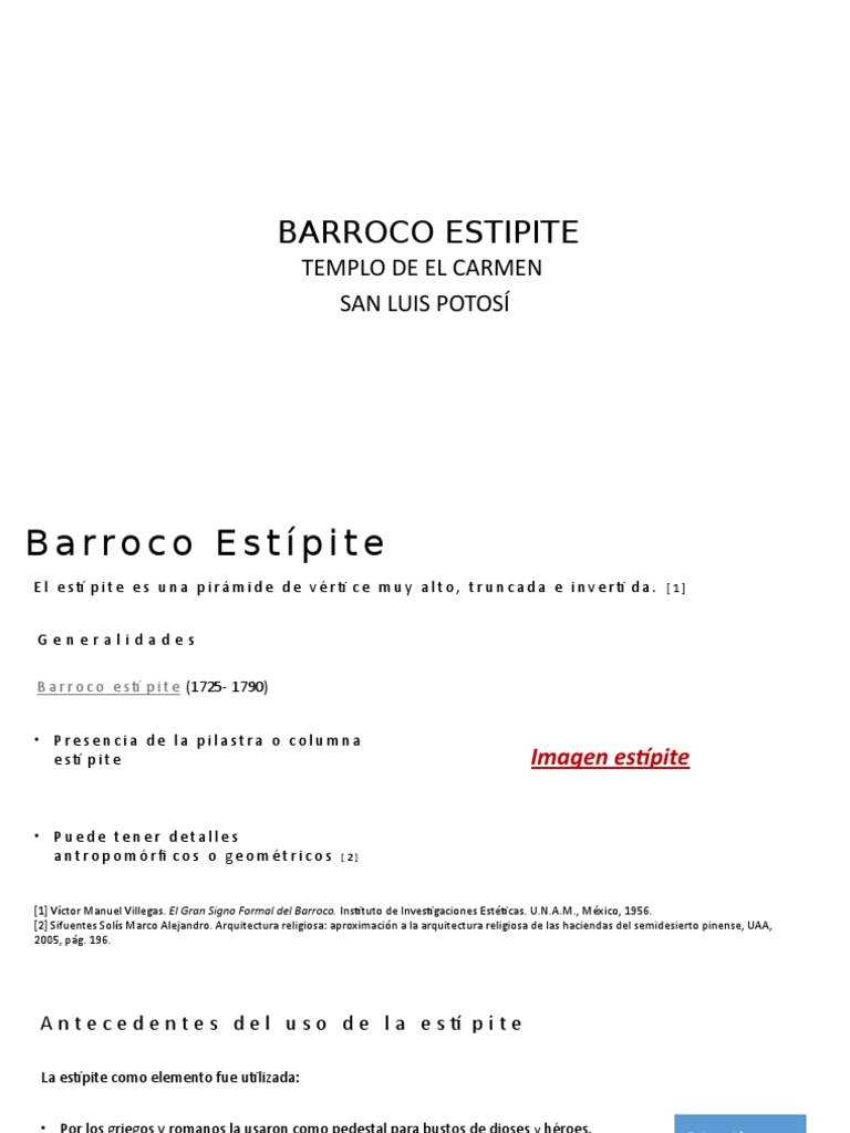 Barroco Estípite | Descargar gratis PDF | Medios de arte | Diseño ...