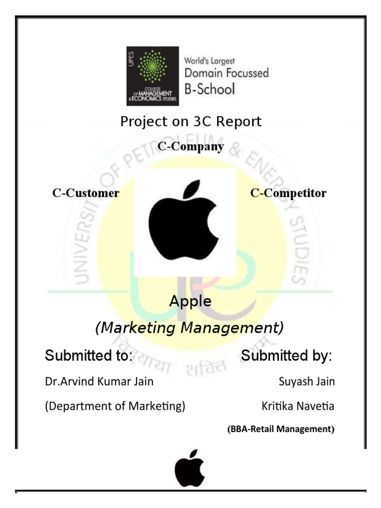 Project On 3C Report: Apple | PDF | Apple Inc. | I Phone