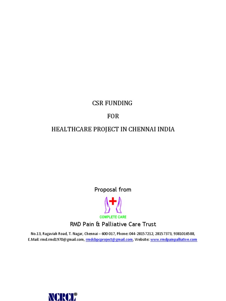 Hospital Project Proposal PDF | PDF | Palliative Care | Terminal Illness