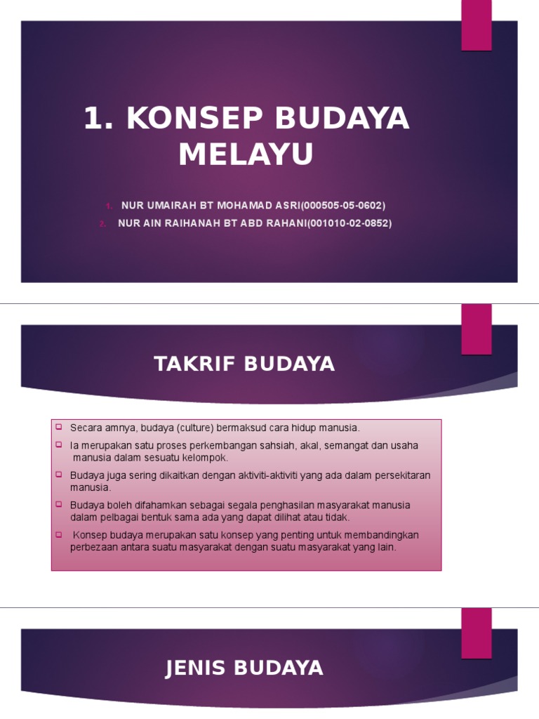 Konsep Budaya Melayu | PDF