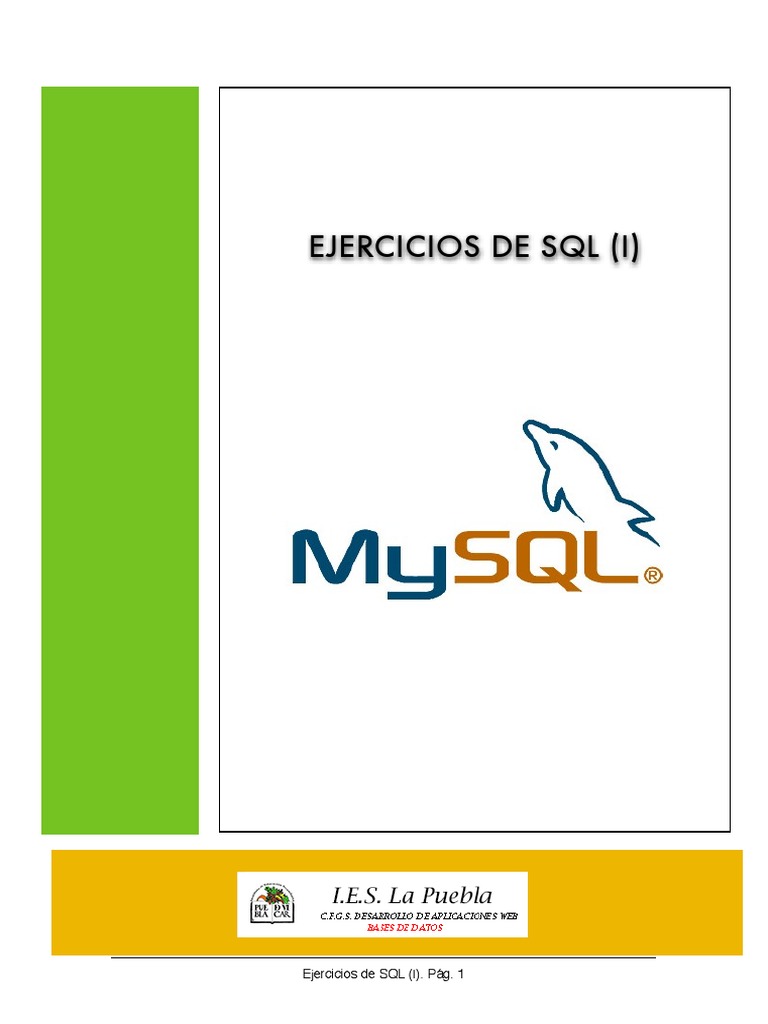 Practica SQL 1 | PDF | SQL | Informática y tecnología de la información