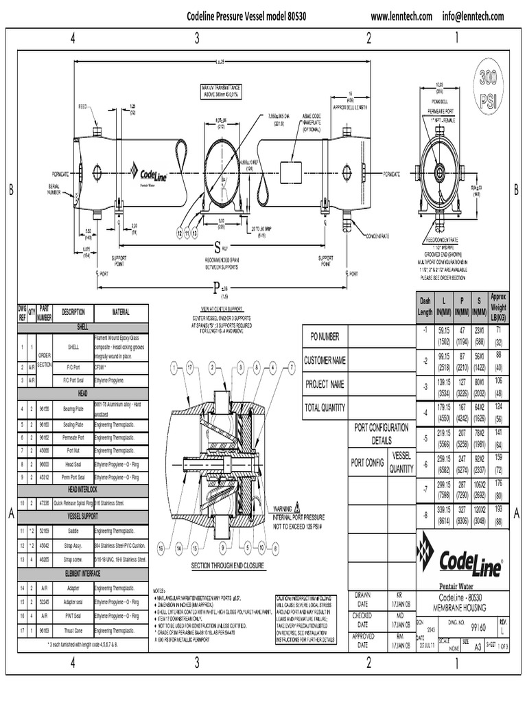 Drawing Codeline-80S30 PDF | PDF | Pipe (Fluid Conveyance) | Corrosion