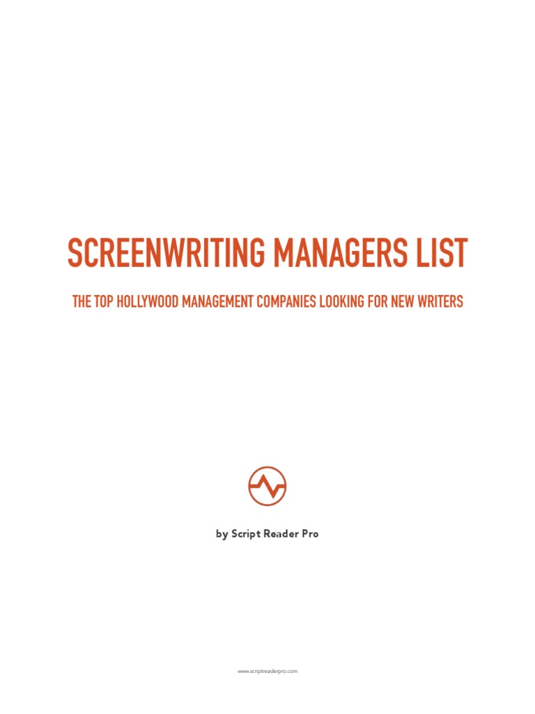Screenwriting Managers List 2 | PDF | Hollywood | Los Angeles