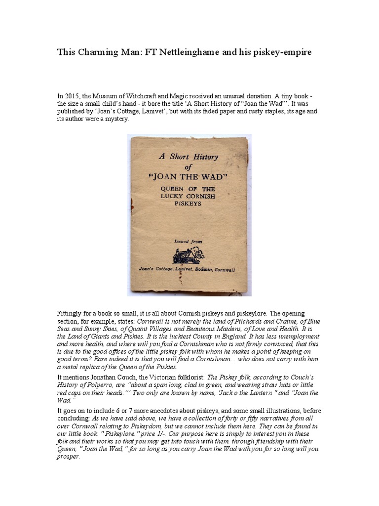 Cornish Piskey Lore and Charm Empire | PDF | Classics