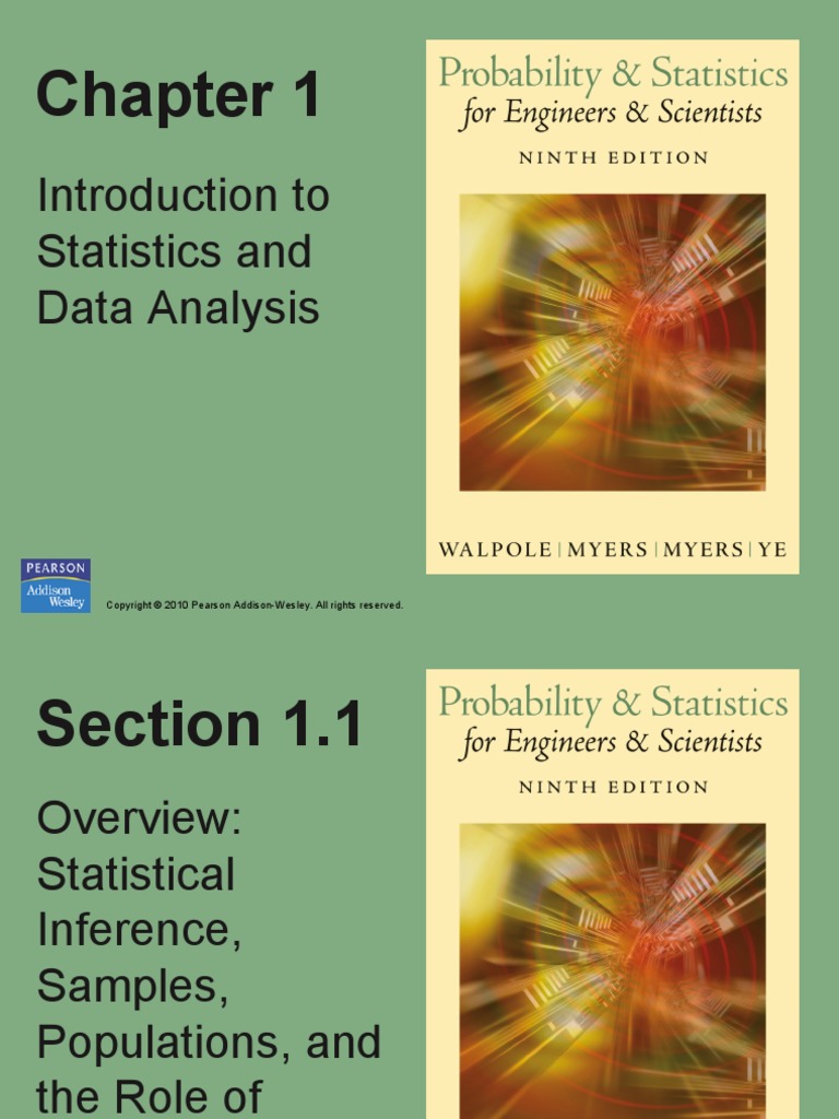 Walpole ch01 | PDF | Statistical Inference | Statistics