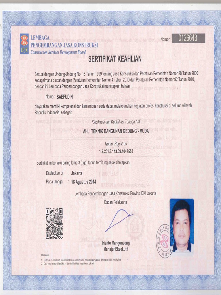 Ska Bangunan Muda - Saefudin | PDF