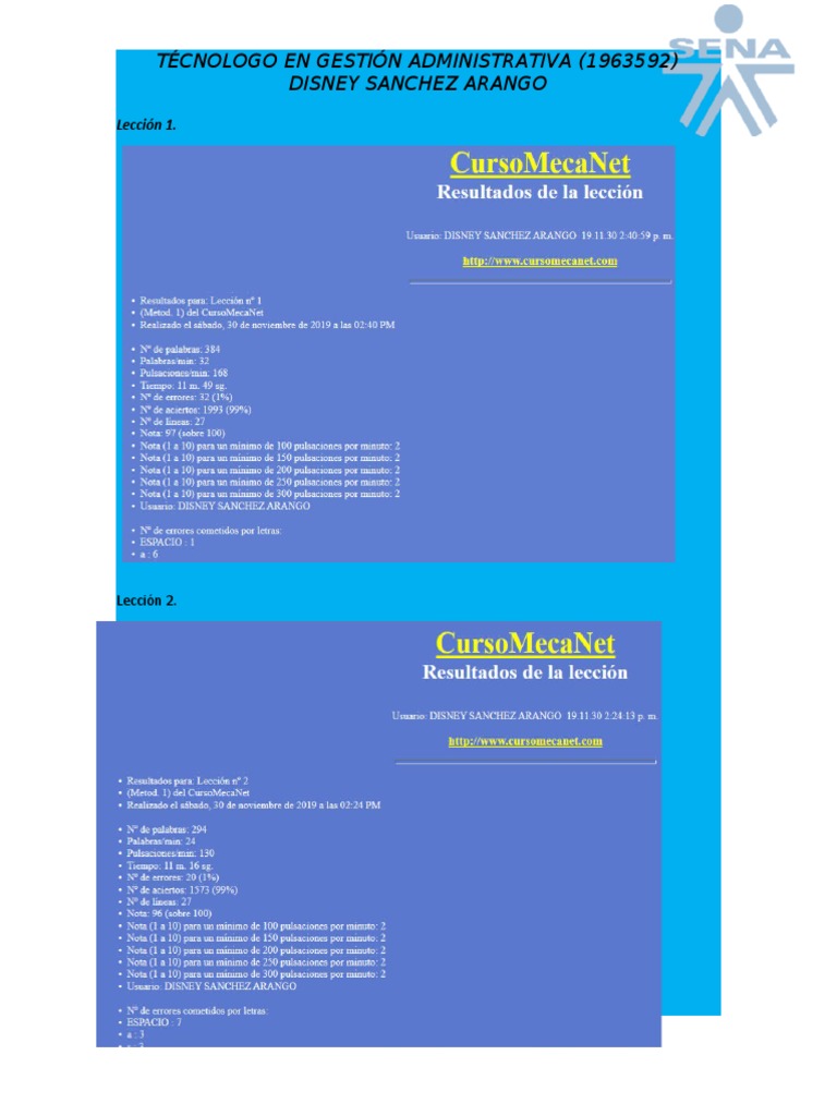 Lecciones de Mecanet | PDF