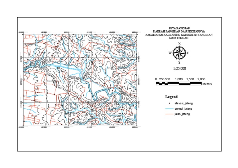 Peta Basemap Sangiran | PDF