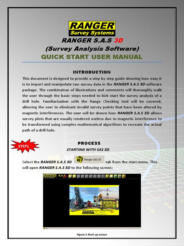 Ranger SAS Quick Start Manual | PDF | 3 D Computer Graphics | Sas ...
