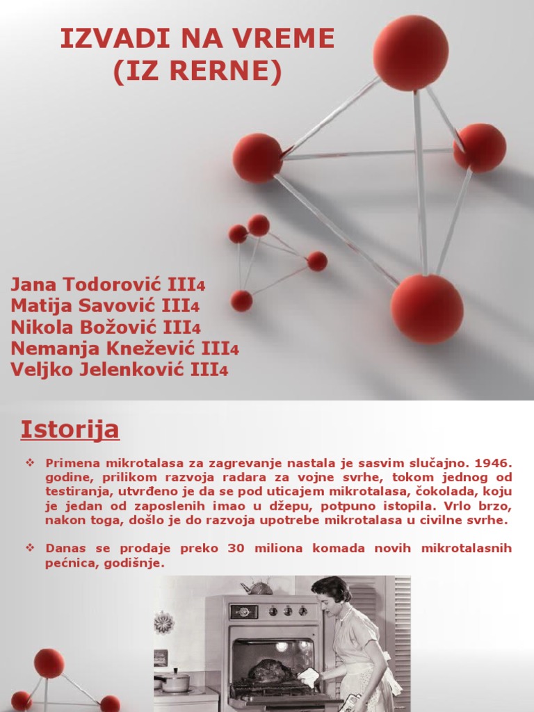 Mikrotalasna Pecnica | PDF