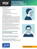 DIY Cotton Face Mask Instructions | PDF